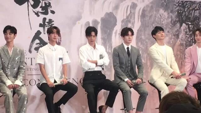 Press Con：Wang Yibo and Liu Haikuan talked about the disciplines of Lan ...