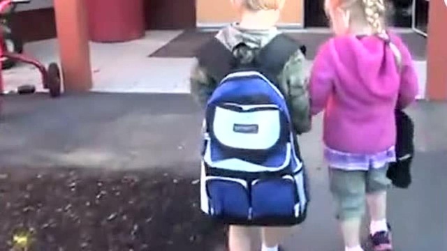 My Sister Went To School On The First Day And My Brother Took Her