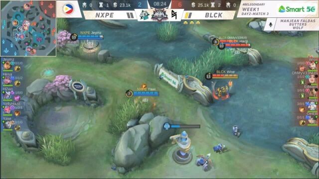 MPL PH Season 8 Week 1 Day 2 - BLCK vs NXPE Game 2 - - - Free ...