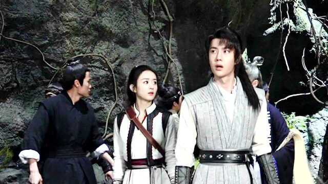 BTS: Zhou Fei and Xie Yun happy interaction | Legend of fei - Watch HD ...