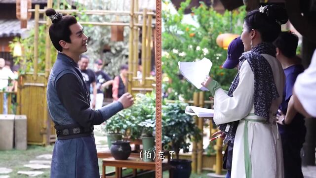 BTS: Sweet Zhao Pan'er and Gu Qianfan Make Striking Contrast Off Screen ...