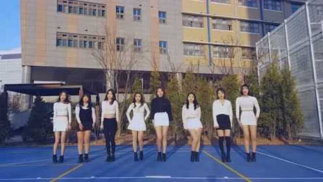 Korean dance "Likey" jumps, the girl who dances is beautiful, and the ...