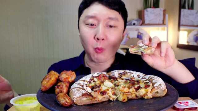 A table full of food is great, you must be drooling, the anchor is ...