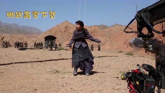 Behind the scenes: Strong wind during Ning Que and Sang Sang action ...