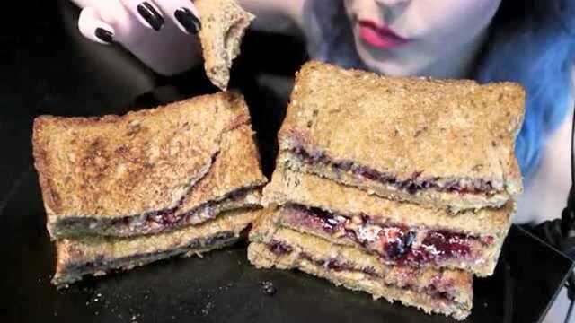 Gastronomic Circle: Vegetarian Little Witch Eats Peanut Jam Sandwich ...