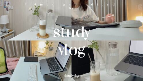 study vlog | a few days of a PRODUCTIVE uni student | in person ...